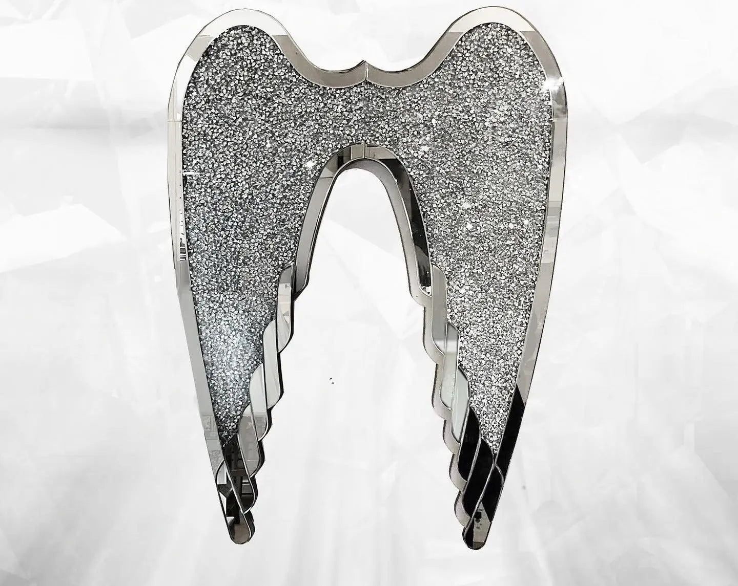 Wall Hung Crushed Diamond Angel Wings - TARLEE